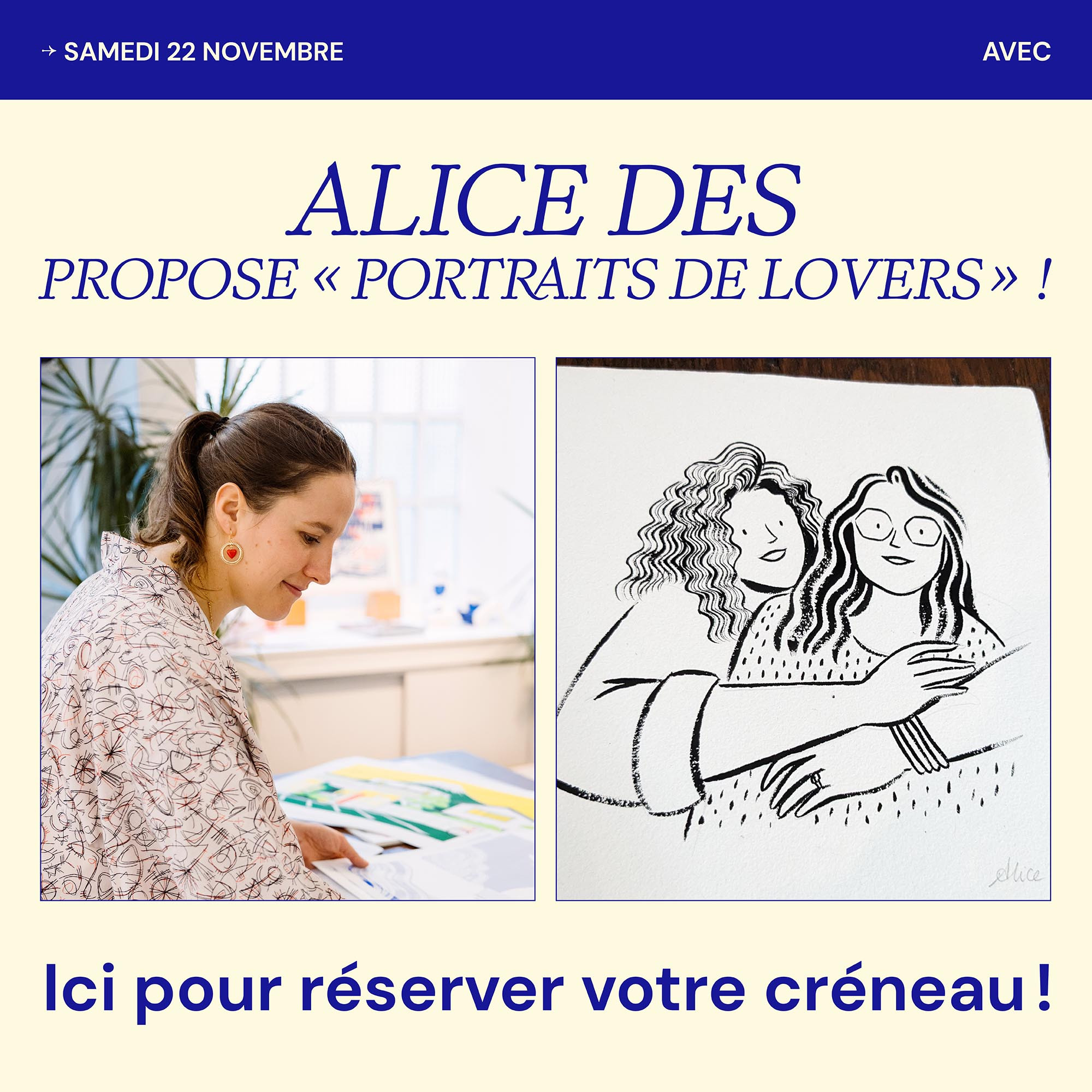 "Portaits Lovers" par Alice Des